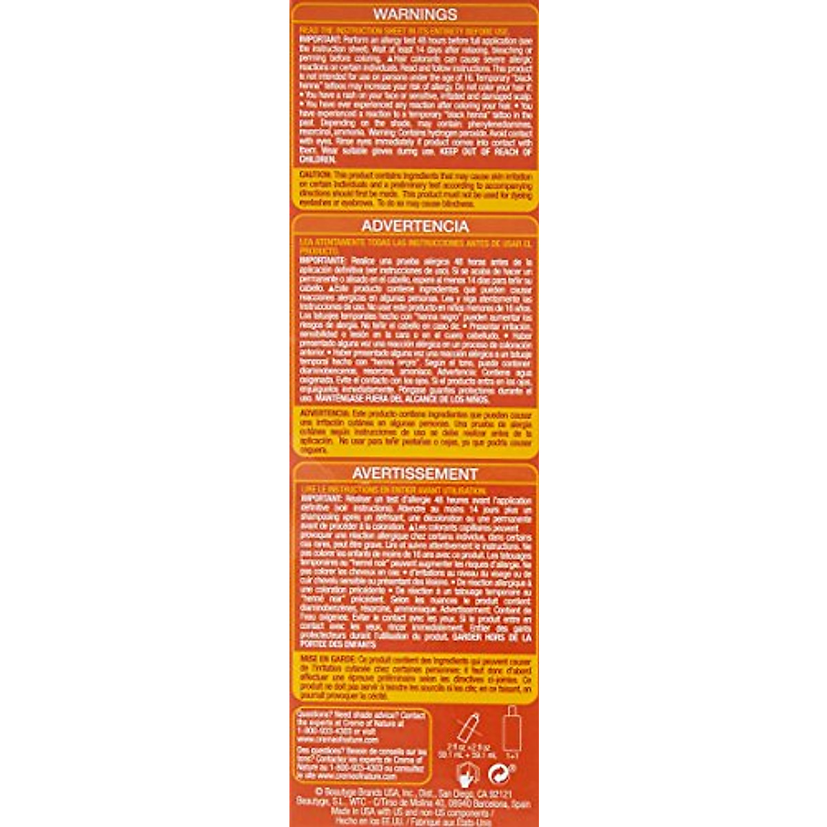 Moisture Rich Liquid Hair Color by Creme of Nature, C30 Red Hot Burgundy, with Shea Butter Conditioner, 1 Application