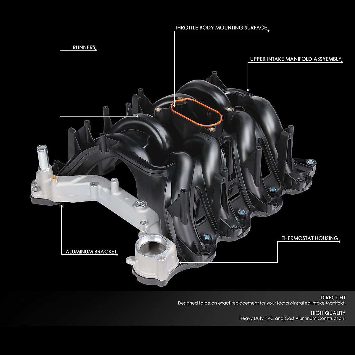 DNA Motoring OEM-ITM-004 615-188 Compatible with 00-04 Ford F150/F250 F350 SD 03-14 E-150 5.4L V8