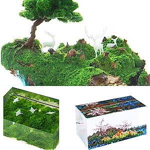 Woohome 18 Color Tree Powder Model for DIY Miniature Model Shrub Bushy Tuft, DIY Model Trees Basing Material Kit, Building Model Railway Fairy Garden Diorama Scenery