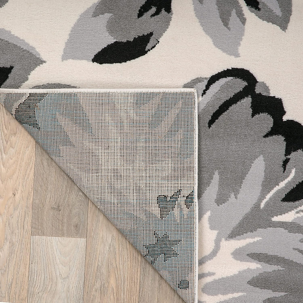 Rugshop Modern Floral Design Area Rug for Living Room,Bedroom,Home office,Kitchen Non Shedding Area Rug 3'1" x 5' Cream