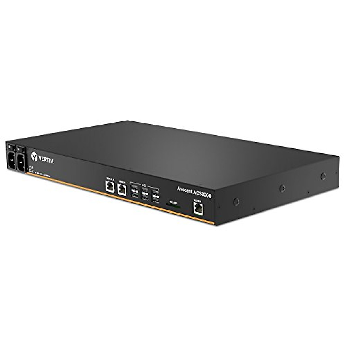 Vertiv Avocent ACS8000 Serial Console, 8 Port Serial Console Server, Dual AC Power, Expanded Memory Capabilities, Remote Data Center and Out of Band Management, Analog Modem (ACS8008MDAC-400)