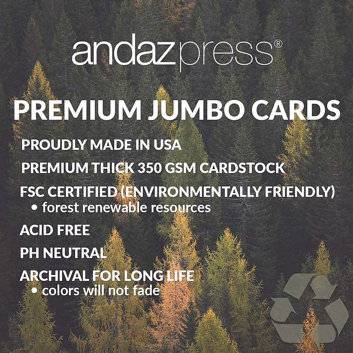 Andaz Press 8.5"x11" Personalized Photo Birthday Card with Envelope, Jumbo Happy Birthday Card for Her, Mom, Him, Birthday Keepsake Card, Custom Birthday Gifts for Women, Men, Greeting Cards