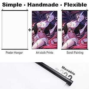 Anime Poster Kamado Nezuko Wall Scroll Poster Canvas Painting for Home Wall Decor 16"X 24"