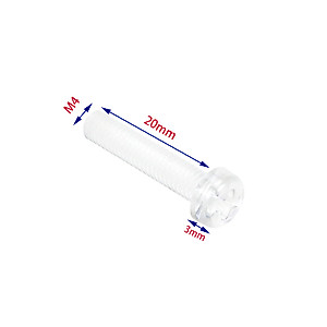 LC LICTOP Lazy Susan Hardware Rotating Turntable Bearing Round Swivel Plate 75mm/2.95" Transparent Turntable Organizer Acrylic for Spice Rack Table Cake Kitchen Pantry Decorating 4pcs