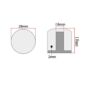 XIYANGJUAN 4Pcs Metal Guitar Knobs Volume Tone Control Knobs Dome Knobs with with Allen Keys Screws for Fender Telecaster Gibson Les Paul Electric Guitar Bass (Black)