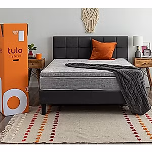 Tulo by Mattress Firm | 10 INCH Memory Foam Plus Coil Support Hybrid Mattress | Bed-in-A-Box | Medium Comfort | Full