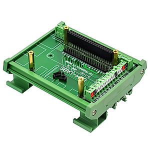 Electronics-Salon DIN Rail Mount Screw Terminal Block Adapter Module, for Raspberry Pi A+ 3A+ B+ 2B, 3B 3B+ 4B Zero Zero-W
