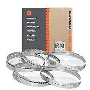Wood-Mizer DoubleHard 158" Sawmill Bandsaw Blades 10° All-Purpose Sawing - 5 Pack