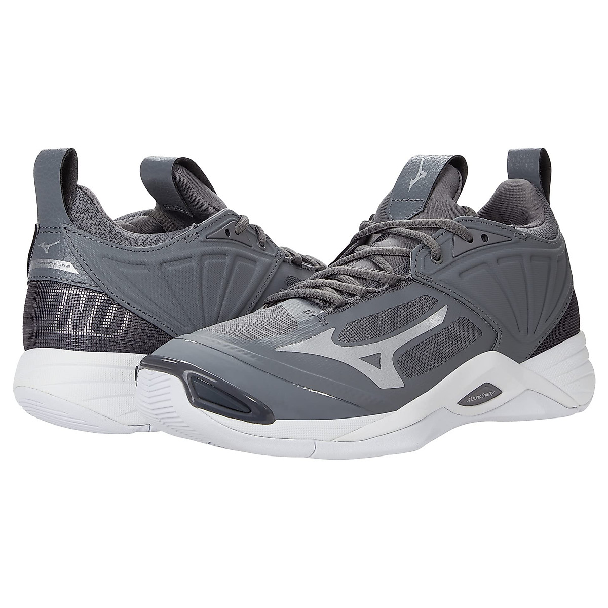 Mizuno Women's Wave Momentum 2 | Women's Indoor Volleyball Shoe | Grey | US Women's 9