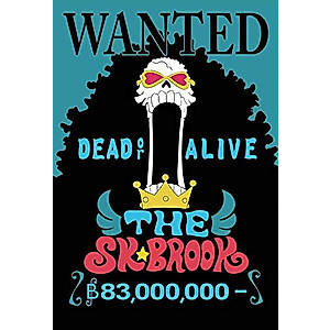 Bamboo's Store OP Wanted Posters, Anime Posters 42 cm × 29 cm, New Edition, Luffy 1.5 Billion, Zoro 320 Million, Set of 16