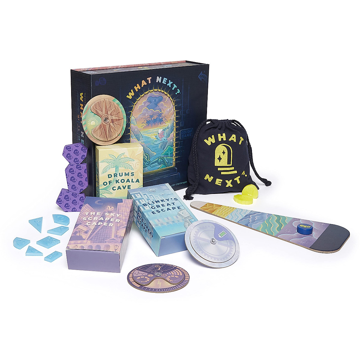 Big Potato What Next? Cooperative Pick Your Path Adventure Board Game, 1-4 Players