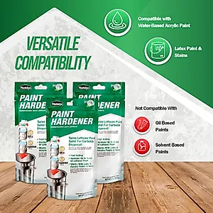 HOMESPHERE Homax Waste Away Paint Hardener, 12 Packs, 3.5oz – Fast Acting Paint Solidifier for Disposal - Paint Drying Powder for Acrylic & Latex Paint with 25 Pcs. of 14 Inch Wooden Stir Sticks