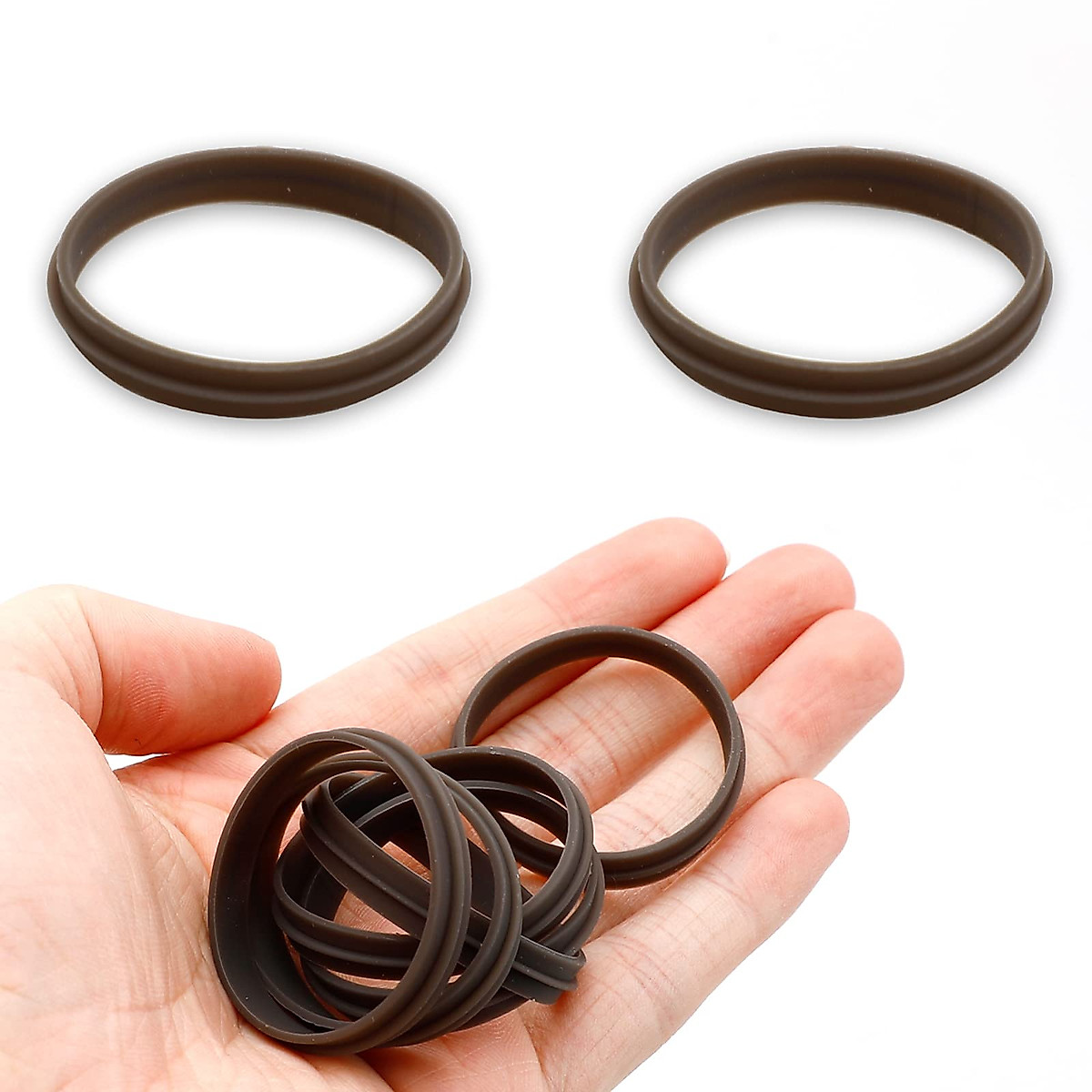 8 PCS Gatorade Water Bottle Cap Replacement Gasket, Replacement Airtight Silicone Lid Fitting Compatible with Gatorade Water Cup Lids, Replacement Part for Gatorade GX Bottle