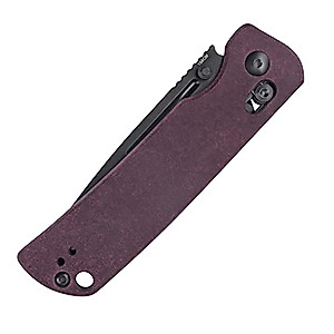 Kizer Pocket Knife 3.31 Inches 154CM Steel Richlite Handle EDC Knife, Thumb-stud Openers V4481C1