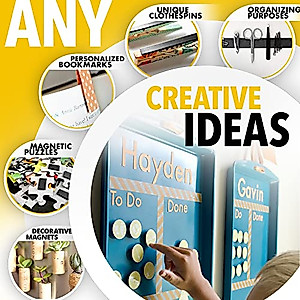 Flexible Magnetic Tape - Magnetic Strip with Strong Self Adhesive - Ideal Magnetic Roll for Craft and DIY Projects - Sticky Magnets for Fridge and Dry Erase Board (1/2 Inch x 10 Ft)