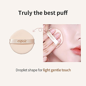ESPOIR Soft Touch Air Puff 5ea | Flawless Face Makeup Fast and Easily | Makeup Puff for Liquid Foundation, Cream, Powder, Concealer Puff | Foundation Tool Sponge | Korean Makeup
