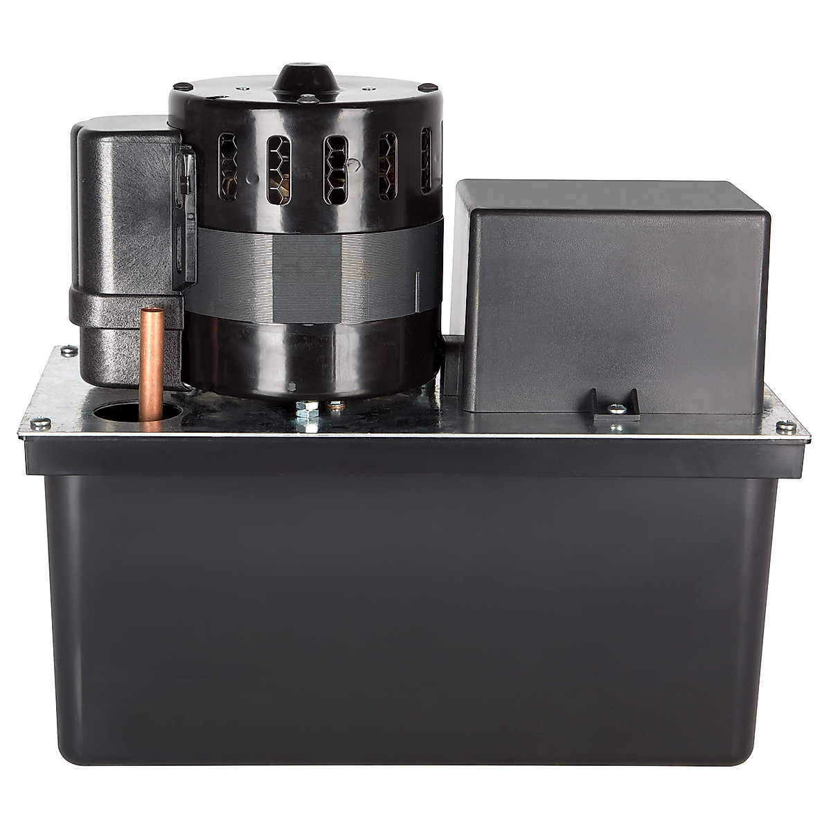 Little Giant VCL-45ULS 115 Volt, 1/5 HP, 450 GPH, Automatic Condensate Removal Pump with 1-Gallon Tank and Safety Switch, 6-Ft. Cord, Black, 553240