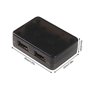 MELIFE 2pcs 12V to 5V DC USB Buck Converter, Dual USB Port Fast Charger Board Compatible Waterproof Voltage Step Down Connector DC-DC 6-30V 12V 24V to 5V