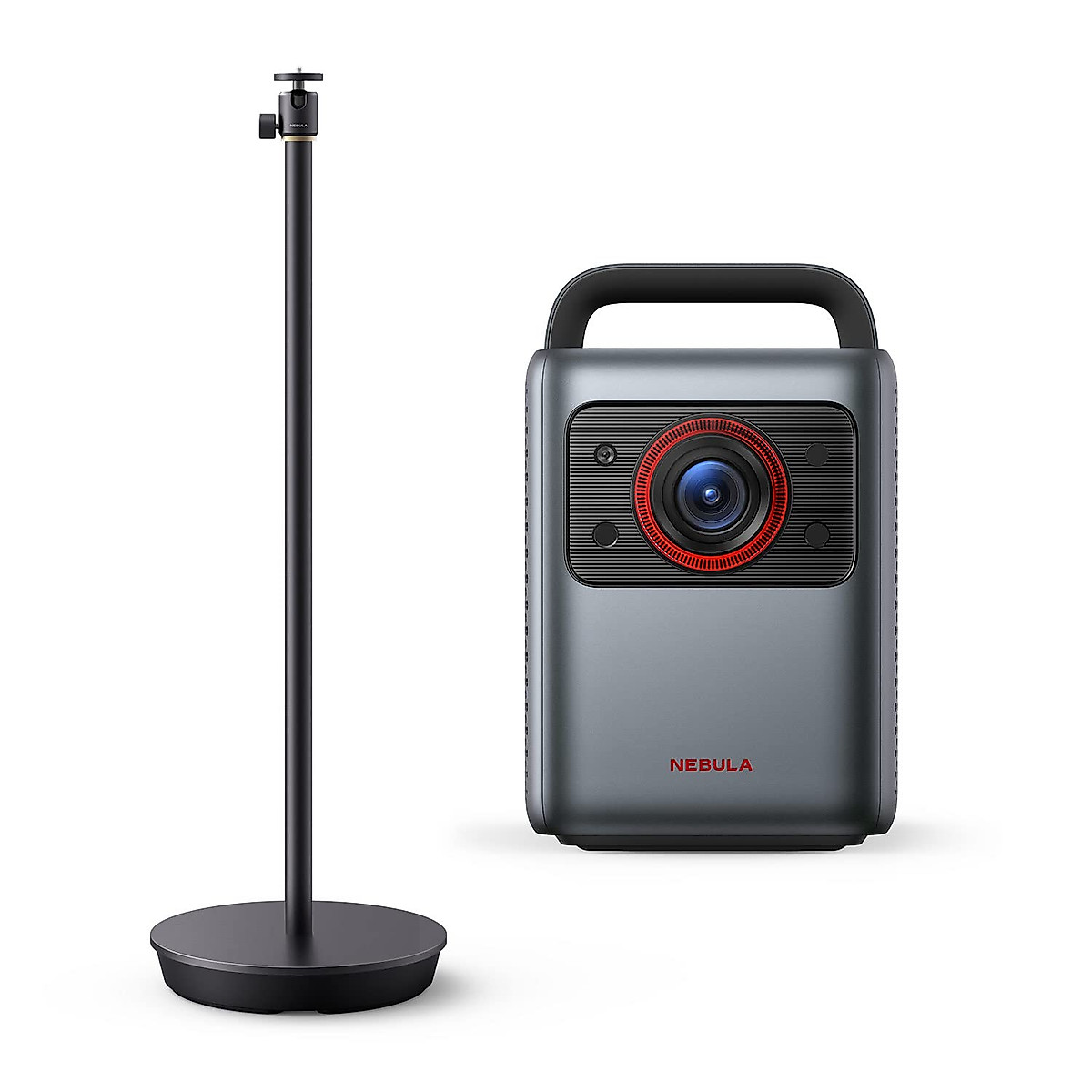 NEBULA Cosmos Laser 4K Projector with Nebula Projector Lightweight and Adjustable 3-ft Floor Stand