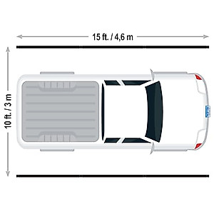 Arrow Shed 10' x 15' x 7' Carport Car Canopy with Galvanized Steel Horizontal Roof, Garage Shelter for Cars and Boats, Eggshell