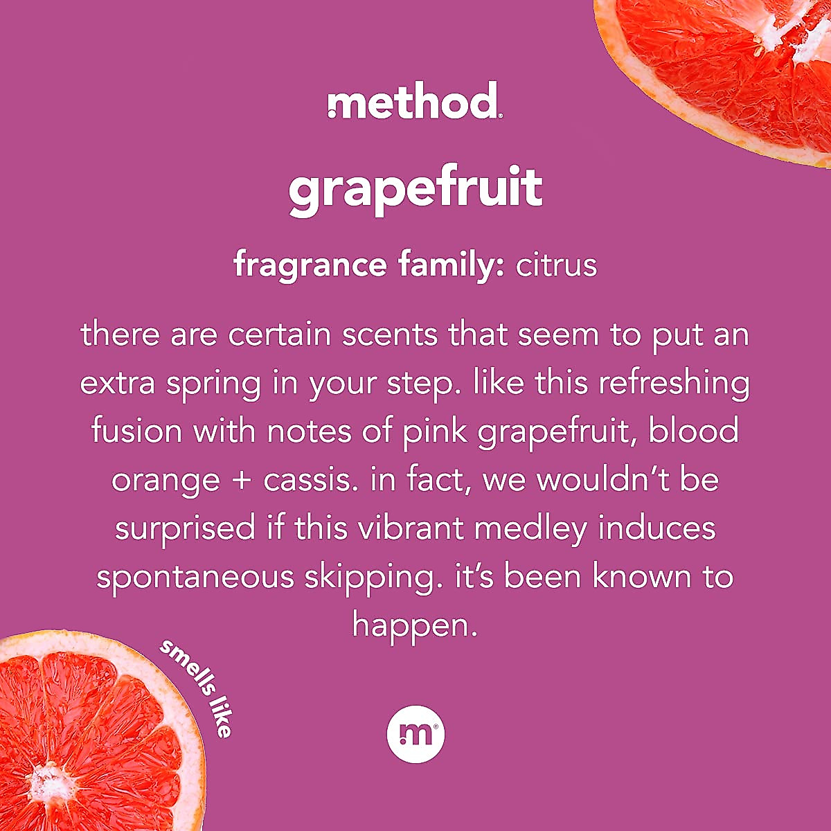 Method Gel Dish Soap, Grapefruit, Biodegradable Formula, Tough on Grease, 18 Fl Oz (Pack of 6)