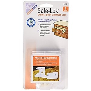 Mommy's Helper Safe-Lok Cabinet Door and Drawer Lock