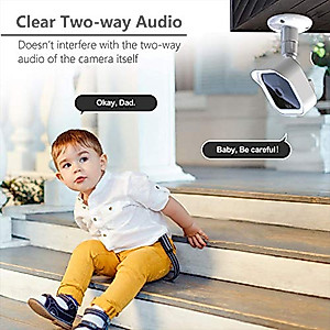 All-New Blink Outdoor Camera Housing and Mounting Bracket, 3 Pack Protective Cover and 360 Degree Adjustable Mount with Blink Sync Module Outlet Mount for Blink Camera Security System (White)