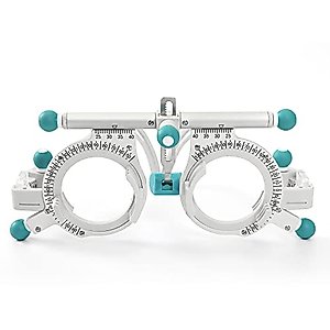 Aist Optics Adjustable Trial Lens Frame Optometric Universal Optical Trial Frame, 50g Ultralight Optometry Test Lens Titanium Optical Test Eyepiece, AS SHOW, AS SHOW