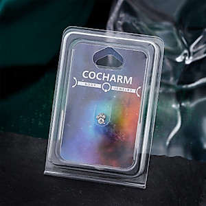 COCHARM G23 Titanium Tragus Earring Stud 16g Flat Back Threaded Helix Piercing 16 Gauge Internally Threaded Tragus Stud Cute Cz Surgical Steel 6mm Helix Earrings