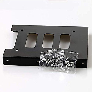 WOIWO Hard Disk Bracket 2.5 Turn 3.5 Hard Disk Rack Solid State Disk SSD Bracket with 8 Screws