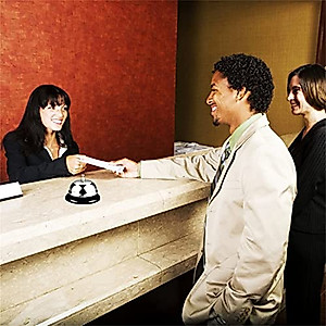 1pcs Call Bell, Counter Bell Ring for Service ，Service Bell Dinner Desk Bell for The Porter Kitchen Restaurant Bar Hotel Schools