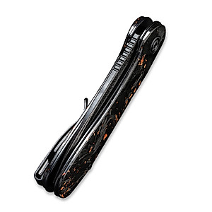 CIVIVI Elementum Folding Pocket Knife for Men, 2.96" Damascus Blade Folder with Low Profile Pocket Clip for EDC C907C-DS3