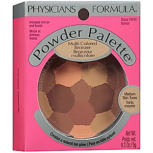 Physicians Formula Powder Palette Multi-Colored Bronzer Bronzer, Dermatologist Tested, Clinicially Tested