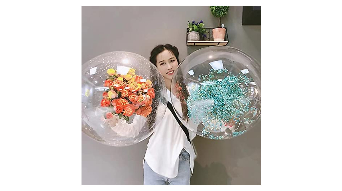 Large Clear Balloons for Stuffing - 10 Pack