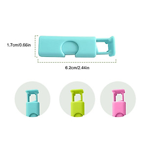 Tsugar Bread Bag Clips, Bread Bag Seal Clip Reusable Easy Squeeze & Lock for Snack Food Bread Bag, Strong Moistures-Proof Fresh-Keeping Sealing Clip