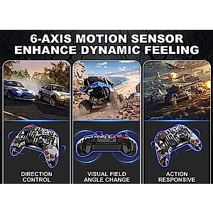 Gamrombo Wireless Controller Replacement for Microsoft Xbox Series X/S, Compatible with Xbox One, Xbox One X/S, Android/iOS/PC Windows 7/8/10/11, Special Edition Custom Game Controller with Wifi/Turbo/Macro/Dual Vibration & Headphone Jack