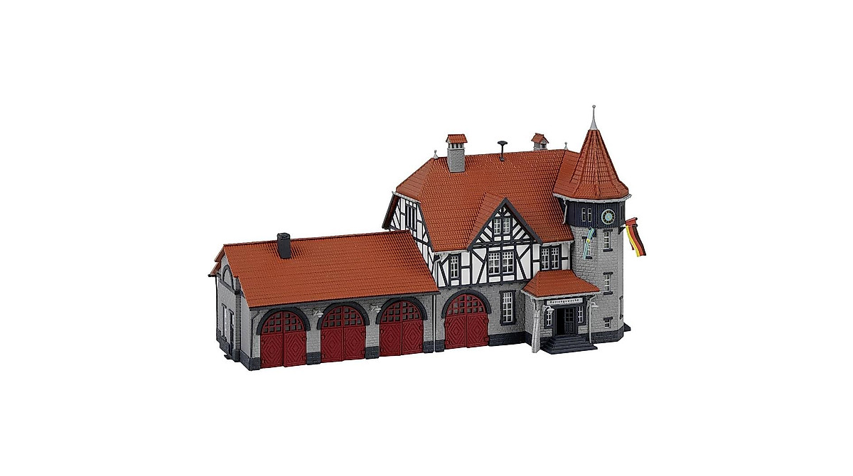 Faller N Scale Town Hall & Fire Station Kit - Buy Now