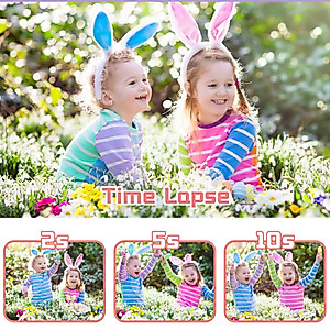 Anesky Kids Camera, Toy Camera for Kids Aged 3 4 5 6 7 8 9 10 11 12, 1080P HD Toddler Digital Video Camera, Children's Camera for Boys and Girls, Perfect Christmas & Birthday Gifts, 32GB Card - Pink