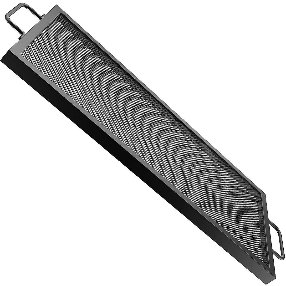 VEVOR Rectangle Fire Pit Grate,32-inch Fire Pit Grill Grate, X-Marks Rectangle Grill Grate, Black Steel Fire Grate, Fire Pit Cooking Grate with Handles, Fire Grill Grate for Fire Pit, Campfire