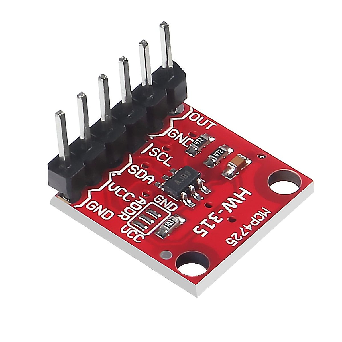 Alinan 5pcs MCP4725 I2C DAC Breakout Module 12-bit Development Board 2.7V to 5.5V Supply with EEPROM