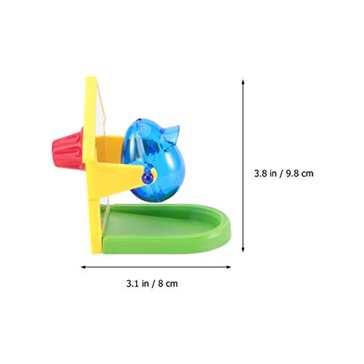 PATKAW Parrot Feeding Perch Bird Foraging Toy Parrot Foraging Toy Bird cage Feeder Parrot Training Toy Parrot Slow Feeder Birds Toys