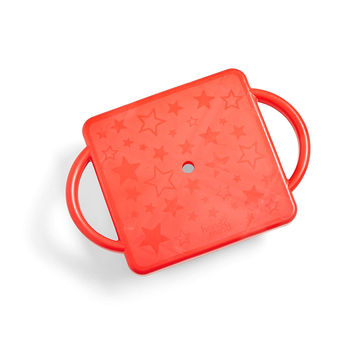 hand2mind Red Heavy-Duty Indoor Scooter Board with Handles, Floor Scooter, Sit Down Scooter, Gym Activities for Kids, Indoor Recess Games, Sport Scooters, Physical Education Equipment, Gross Motor Toy