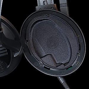 Massdrop x Sennheiser PC37X Gaming Headset — Noise-Cancelling Microphone with Over-Ear Open-Back Design, 10 ft Detachable Cable, and Velour Earpads,Black