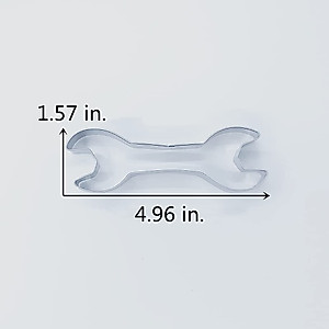 LILIAO Wrench Cookie Cutter, 5", Stainless Steel