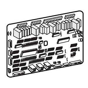 SAMSUNG DA92-00384H Refrigerator Electronic Control Board Genuine Original Equipment Manufacturer (OEM) Part