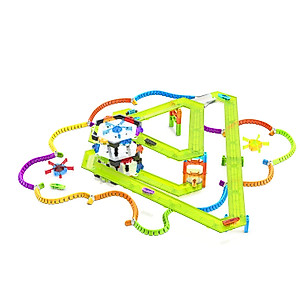 HEXBUG Flash Nano nanotopia - Colorful Sensory Playset for Kids - Build Your Own Playground - Over 130 Pieces and Batteries Included Old Version