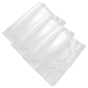 Operitacx 3pcs A5 Clear Book Covers Textbook Protector Covers Transparent Reusable Soft Book Case Notebook Sleeve Slipcases Magazines Jacket for Students Office