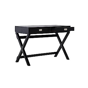 Linon Home Décor Jaycee Black Writing Desk