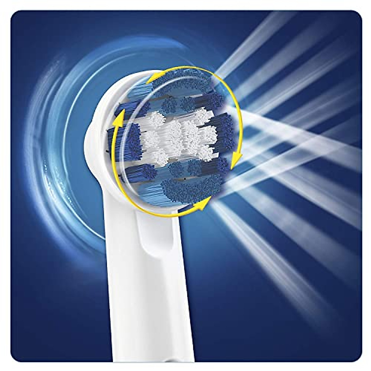 Genuine Original Oral-B Braun Precision Clean Replacement Rechargeable Toothbrush Heads (10 Count) - International Version, German Packaging