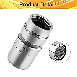 Juvielich Swivel Sink Faucet Aerator 19mm Faucet Flow Restrictor Replacement Parts Insert Sink Aerator for Bathroom Kitchen